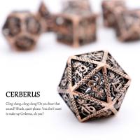 China Lightweight High Durability Archaize Dice with Engraved Numbers for Tabletop Games for sale