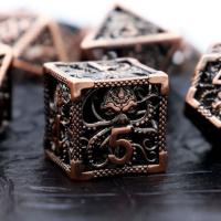 China Lightweight High Durability Archaize Dice with Engraved Numbers for Tabletop Games for sale
