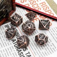 China Lightweight High Durability Archaize Dice with Engraved Numbers for Tabletop Games for sale