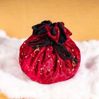 China 6 x 8 Inches Dice Bag with Drawstring Closure Holds Up To 50 Standard Dice for Tabletop Gaming for sale