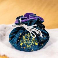 China Lightweight And Compact Dice Bag Holds Up To 50 Standard Dice With High-quality Stitching for sale