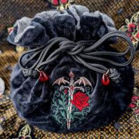 China Customized Color Dice Bag Lightweight And Compact Holds Up To 50 Standard Dice For Gaming Storage for sale