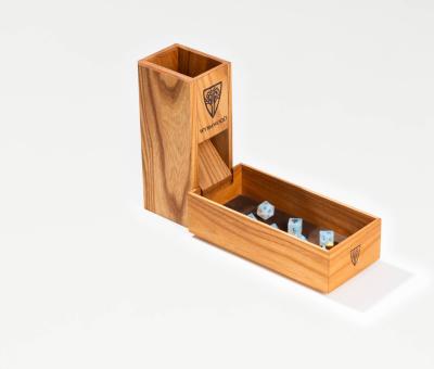 China Foldable Dice Tower with Removable Parts and 21 x 9.5 x 20 Inches Dimensions for Smooth Dice Rolling for sale