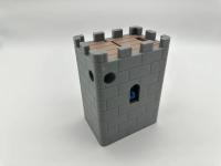 China Custom Colors Dice Tower Foldable With Removable Parts and Low Noise When Rolling Dice for Board Games for sale