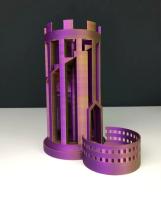 China Low Noise Dice Tower 21 by 9.5 by 20 Inches with Custom Colors for Smooth and Quiet Dice Rolls for sale