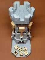 China Compact and Lightweight Dice Tower with Custom Colors and 21 x 9.5 x 20 Inches Dimensions for Fair Dice Rolls for sale