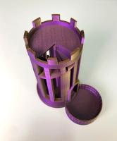 China Low Noise Dice Tower 21 by 9.5 by 20 Inches with Custom Colors for Smooth and Quiet Dice Rolls for sale