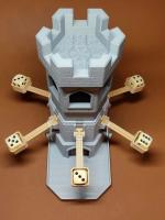 China Compact and Lightweight Dice Tower with Custom Colors and 21 x 9.5 x 20 Inches Dimensions for Fair Dice Rolls for sale
