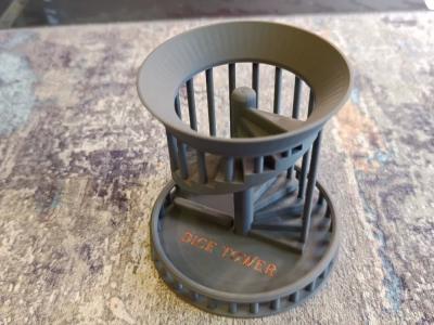 China Compact And Lightweight Dice Tower Foldable With Removable Parts For Low Noise Rolling for sale