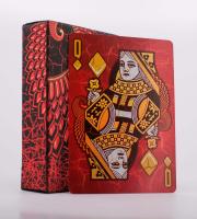 China Water-Resistant Linen Finish Playing Card Deck Includes Jokers for Poker and Magic Performances for sale