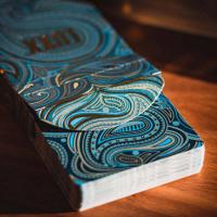 China Water-Resistant Playing Card Deck with Linen Finish and Includes Jokers for Poker and Magic Tricks for sale