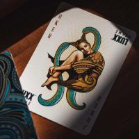 China Water-Resistant Playing Card Deck with Linen Finish and Includes Jokers for Poker and Magic Tricks for sale