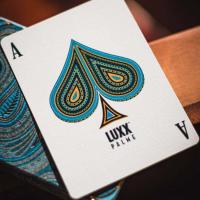 China Water-Resistant Playing Card Deck with Linen Finish and Includes Jokers for Poker and Magic Tricks for sale