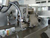 China Dual Pouchs Powder Filling Machine Flat Type 60-80bags/Min Speed for sale