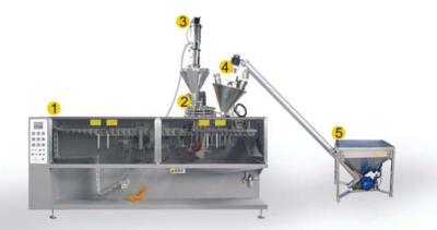 China Coffee Powder Filling Machine 180P 35-70bags/Min Speed CE Certification for sale