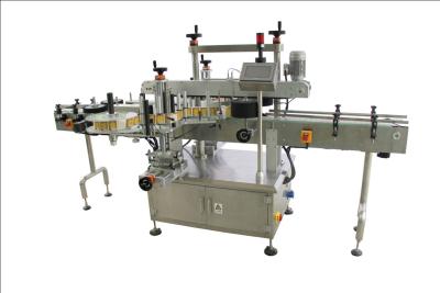 China Flat Round Bottle Labeling Machine , Bottle Sticker Labeling Machine for sale