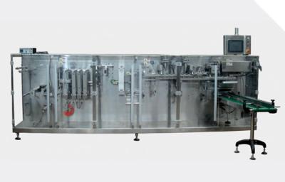 China Oil / Drinking Water Zipper Pouch Packing Machine Max Volume 500ml for sale