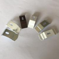 China Stainless Steel Curtain Ceiling Clips 0.6mm for Curtain Track and Window Blinds Installation for sale