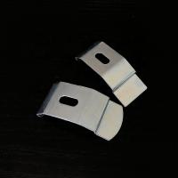 China Stainless Steel Curtain Ceiling Clips 0.6mm for Curtain Track and Window Blinds Installation for sale