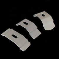 China Stainless Steel Curtain Ceiling Clips 0.6mm for Curtain Track and Window Blinds Installation for sale