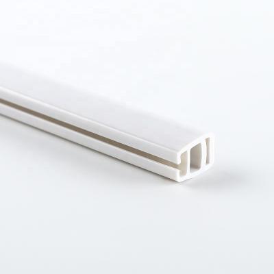 China PVC Roller Blind Bottom Rail Custom Length White Plastic Bottom Bar for Roller Blinds for sale