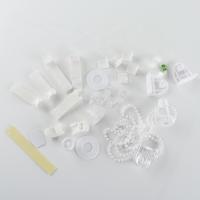 China Customized Length 17mm Roller Blinds Accessories and Components with White Coating for sale