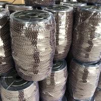 China White Plastic Curtain Chain for Roller Blinds Components Customized Length 4.5*12mm for sale