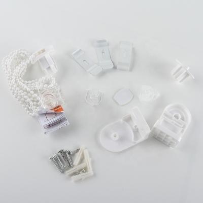 China 25mm Roller Blinds Components Curtain Accessories Poles Tracks White OEM ODM for sale