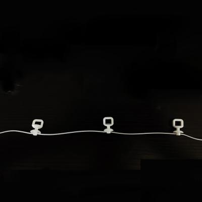 China White Plastic Curtain Track Accessories POM 5000M Customizable for All-Season Use for sale