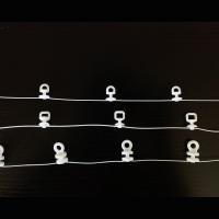 China White Plastic Curtain Track Accessories POM 5000M Customizable for All-Season Use for sale