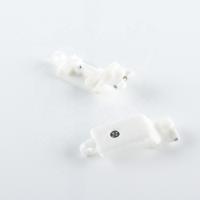 China Plastic Wand Control Panel Track Blind Carriers with 1 Screw Durable White 10000pcs for sale