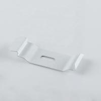 China Stainless Steel Curtain Ceiling Clips 0.6mm White Customized Curtain Track Accessories for sale
