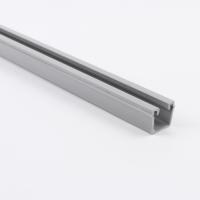 China PVC Curtain Aluminum Rail Lining Strip All-Season Roller Blind Bottom Rail Custom Length for sale