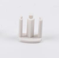China Plastic Narrow Blade Roller Blind Bottom Rail End Cover Curtain Bracket Accessories 25mm for sale