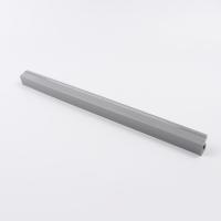 China PVC Curtain Aluminum Rail Lining Strip All-Season Roller Blind Bottom Rail Custom Length for sale