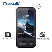 China 4G Simcard Smart Portable Instant Two Way Language Translator Device Support 138 Languages for sale