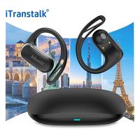 China Real Time Earbuds Translator 142 Languages 2 Way Wireless Translation Headset for sale