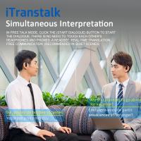 China Real Time Multi Language Translator Earbuds Wireless Video Call AI Translator Headphones for sale