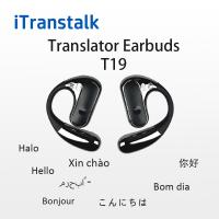 China Real Time Multi Language Translator Earbuds Wireless Video Call AI Translator Headphones for sale