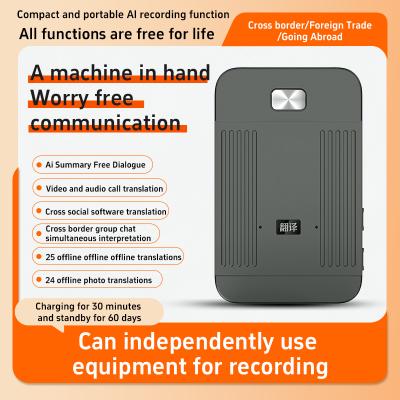 China Smart Video Call Translator 147 Languages Meeting Transcription Bilingual Translation Device for sale