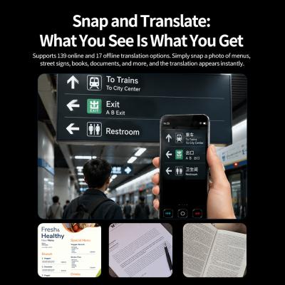 China Portable Simultaneous Interpretation Device Smart Two Way Language Translator Device for sale