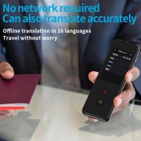 China Multi Language Real Time Handheld Translation Device Online / Offline Voice Translator for sale