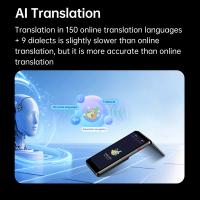 China Portable Voice Language 4G Simcard Translator No WiFi Required Global 4G Roaming Translator for sale