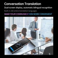 China 4G Sim Language Translator Device No WiFi Needed Translation Global 4G Roaming Translator for sale