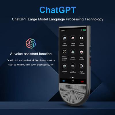 China 4G Sim Language Translator Device 148 Languages Real Time Photo Scan Offline Pocket Translator for sale