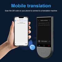 China 4G Simcard 2 Way Voice Translator Real Time Language Translation Device 148 Languages for sale