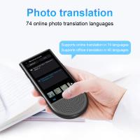 China 4G Simcard 2 Way Voice Translator Real Time Language Translation Device 148 Languages for sale