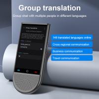 China 4G Simcard 2 Way Voice Translator Real Time Language Translation Device 148 Languages for sale