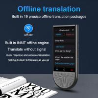 China 4G Simcard 2 Way Voice Translator Real Time Language Translation Device 148 Languages for sale
