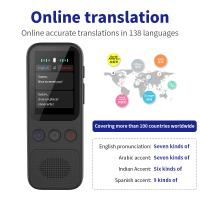 China Mini Smart Language Translation Device Real Time Mobile Remote Multilingual Translator for sale